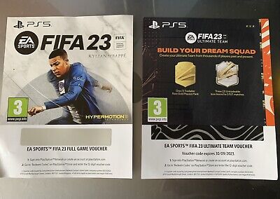 Fifa 23 Voucher Code + Ultimate Team Voucher Code (sony Playstation 5 ...