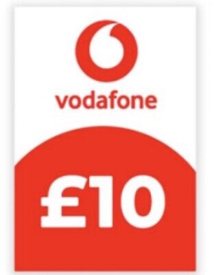 Vodafone Payg Uk £10 Credit Voucher Coupon Code Top Up Pay As You Go ...