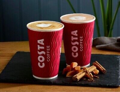 Costa Coffee Voucher Any Size Drinks cold/hot Drinks Code: Mf8s0 zero ...