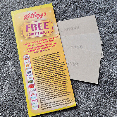 Kellogg's / Merlin 3x Voucher Code For Free Adult Ticket Expires 30/06 ...