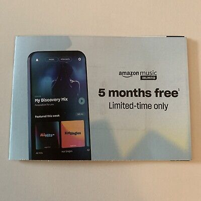 Amazon Music Unlimited 5 Months Voucher Qr Code - Netcodes